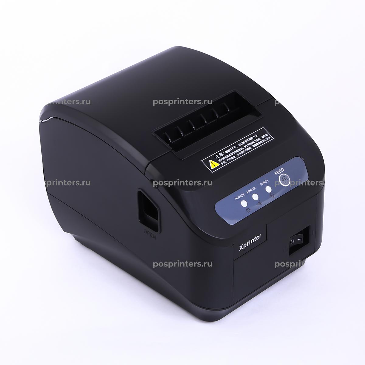 Xprinter XP-Q200II Ethernet – Сетевой принтер чеков с автообрезкой